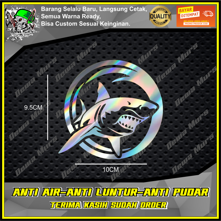 Cutting Sticker LOGO HIU BULAT Cocok Buat Motor Dan Mobil | Lazada ...