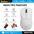 Delux M600 PRO Wired & Wireless Rechargeable Gaming Mouse DPI MAX 26000 ...