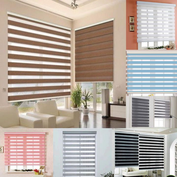 Korean Venetians Duo Roller Blinds for Living Room Blinds For Windows ...