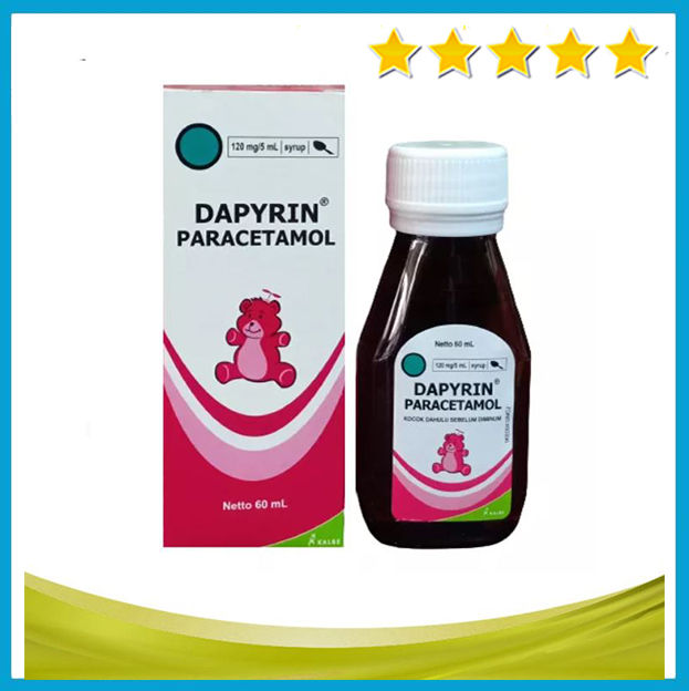 Dapyrin syrup 60ml paracetamol | Penurun Demam Panas Anak-Anak Sirup ...