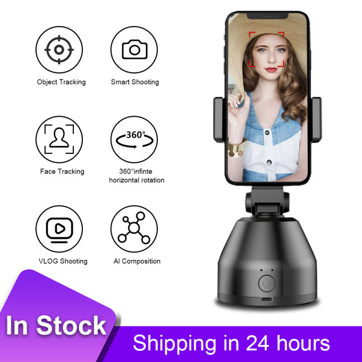 Smart AI Gimbal 360° Rotation Face tracking Selfie Stick Object ...