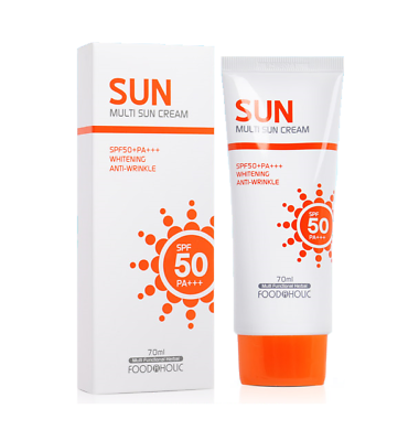 Food a holic Multi UV Shield Sunscreen Cream, SPF50 PA+++ 70ml ...