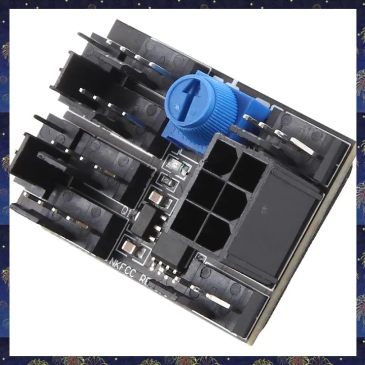 3-Pin 4-Pin Fan Adapter PWM PC Case Cooling Fan Hub 8-Way Splitter 12V ...