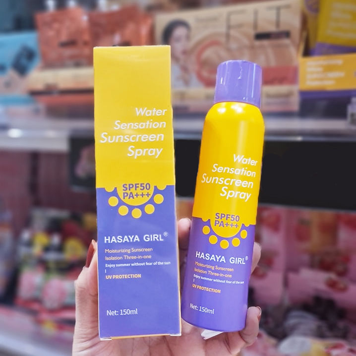 Hasaya Girl Water And Bright Sunscreen spray HG006 SPF50PA+++ 150 ml ...