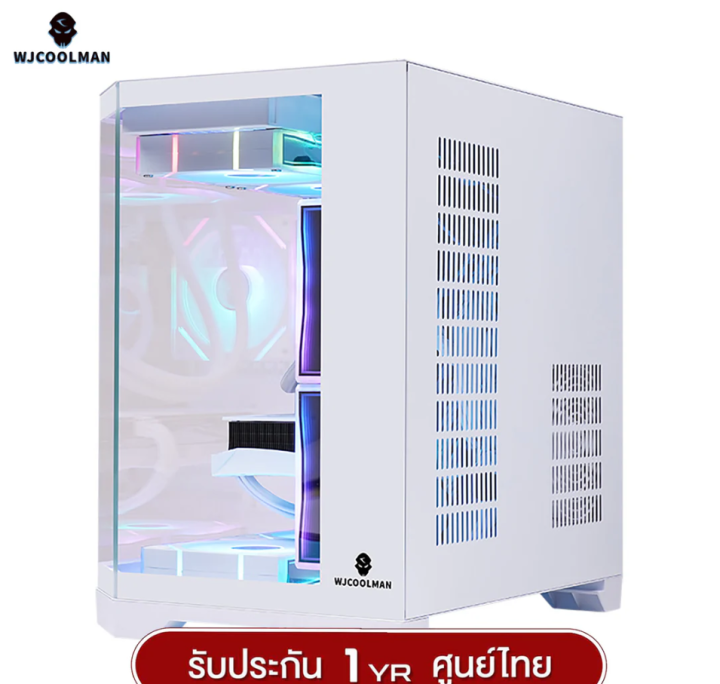WJCOOLMAN Dreamer Mini Panorama M-ATX Tempered Glass Gaming Case (No ...