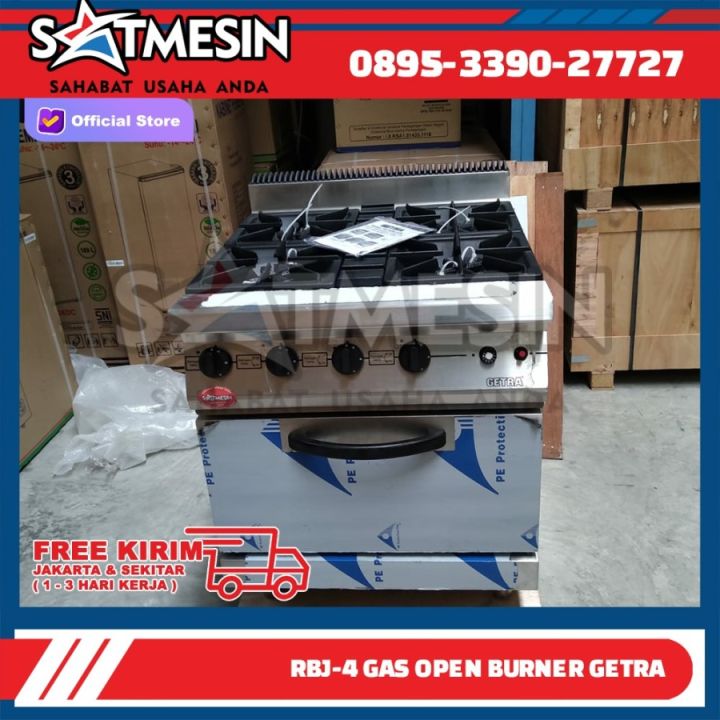 Gas Open Burner RBJ 4 / Gas Open Burner RBJ-4 Getra | Lazada Indonesia