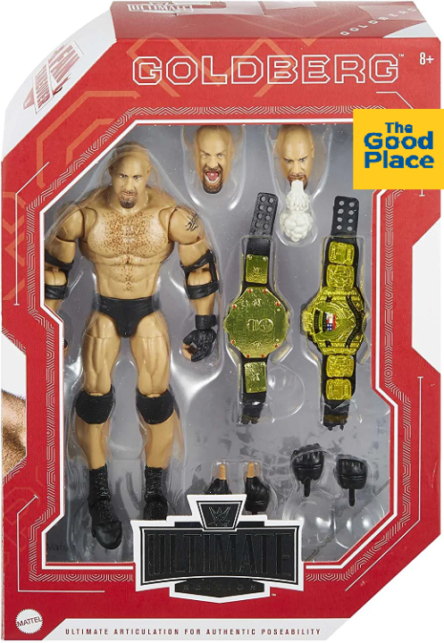 MATTEL WWE Ultimate Edition Goldberg Fan Takeover Figure With ...