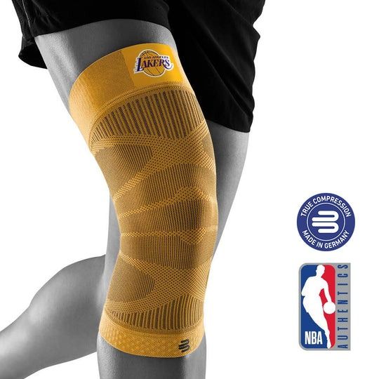 Bauerfeind Sports Compression Knee Support - NBA Team Editions - Lakers ...