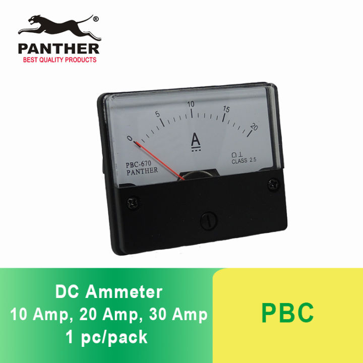 DC Ammeter PBC 10 Amp, 20 Amp, 30 Amp | Lazada PH