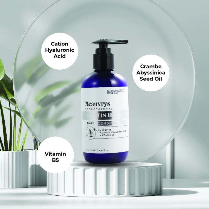 Beauvrys Professional Keratin Ultimate Hair Conditioner | Lazada Indonesia