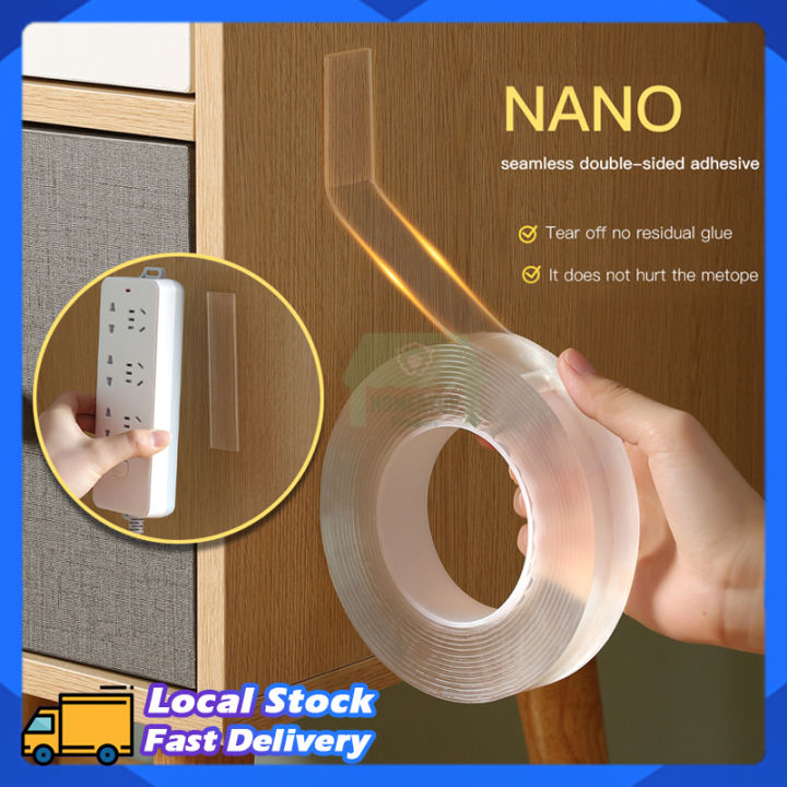 Nano Grip Tape 1/2mm Thick Double Sided Adhesive Transparent Self ...
