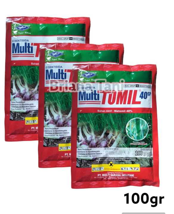 MULTITOMIL 40SP 100gr Insektisida Metomil 40% Pestisida Pembasmi Hama ...