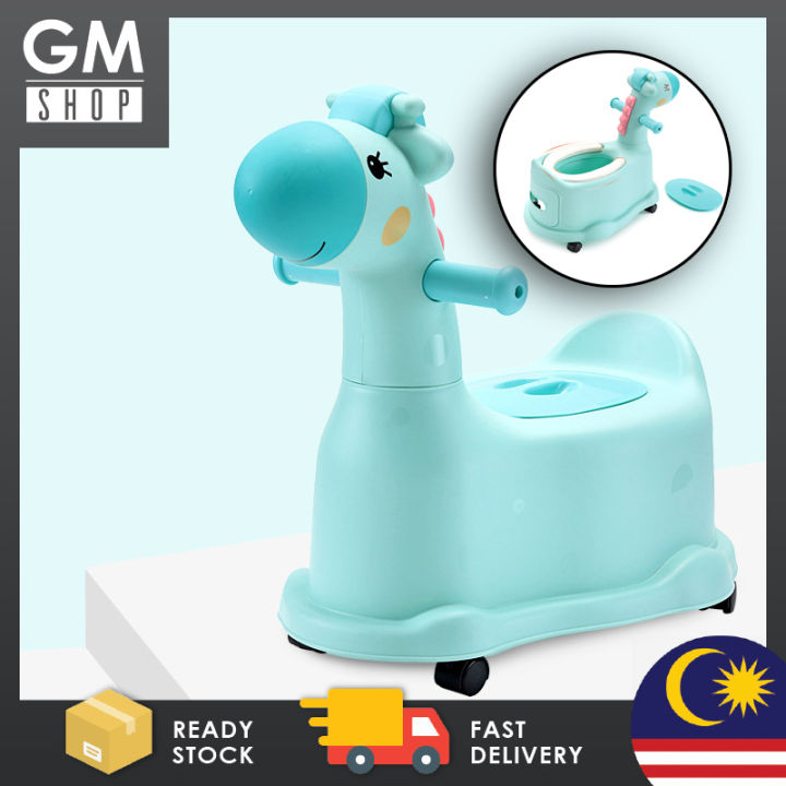 GMshop Children Deer Toilet Training Children Urine Bucket Portable ...