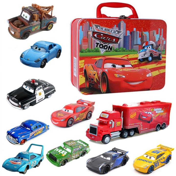 Disney Pixar Cars Lightning Mcqueen Storage Box Cruz Ramirez Mater ...