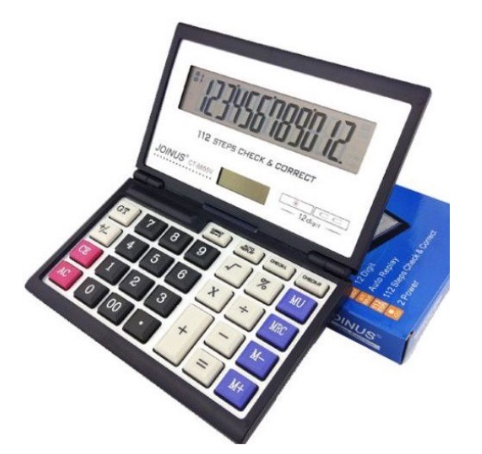 new Folding flip calculator solar calculator large screen financial ...