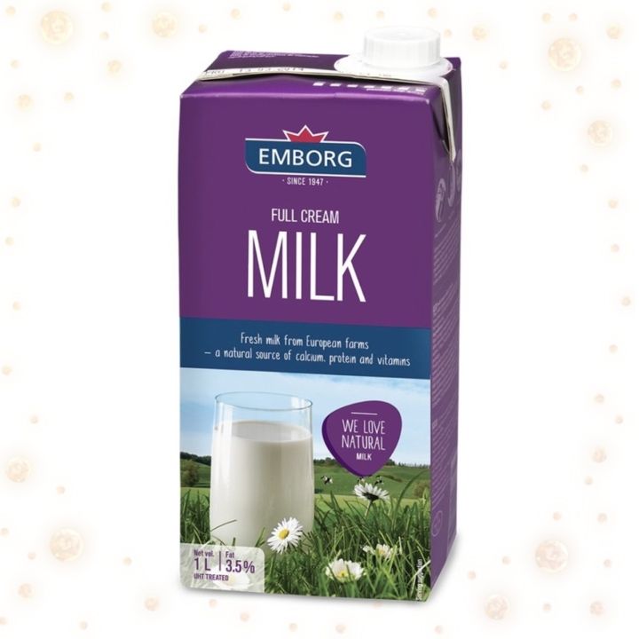Emborg Full Cream Milk 1L Exp March 2025 | Lazada PH