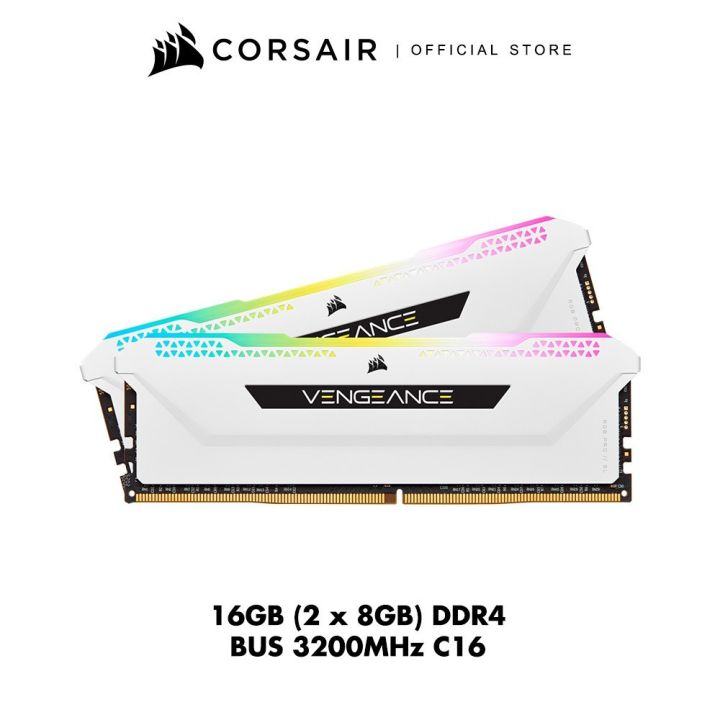 CORSAIR RAM VENGEANCE RGB PRO SL 16GB (2x8GB) DDR4 DRAM 3200MHz C16 ...