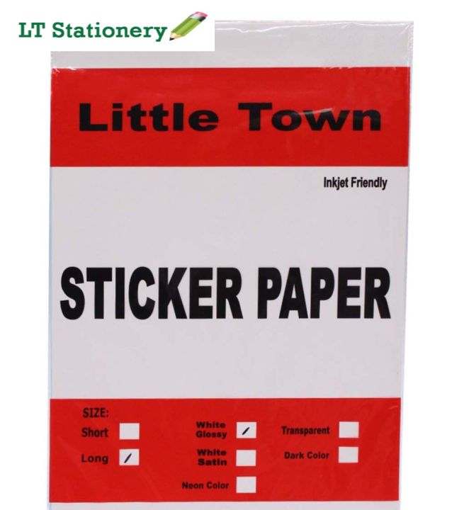 Satin Sticker Paper Long size | Lazada PH