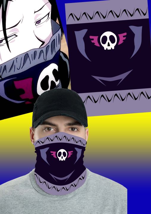 Hunter X Hunter Feitan tube mask tubemask FRONT AND BACK SUBLIMATION ...