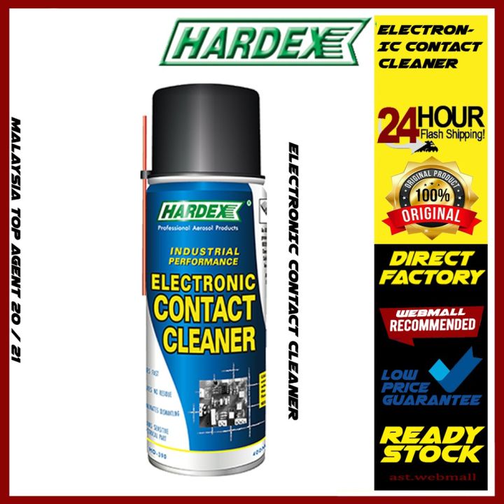 HARDEX HD390 ELECTRONIC CONTACT CLEANER SPRAY 400ML INDUSTRIES | Lazada