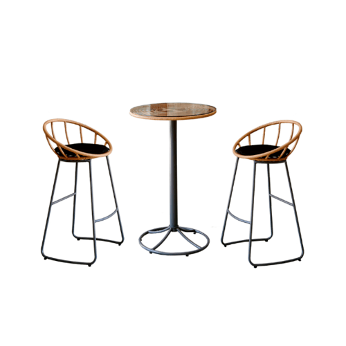 2 seat outdoor table set (1 table + 2 chairs) , (chair max load 110 kg ...