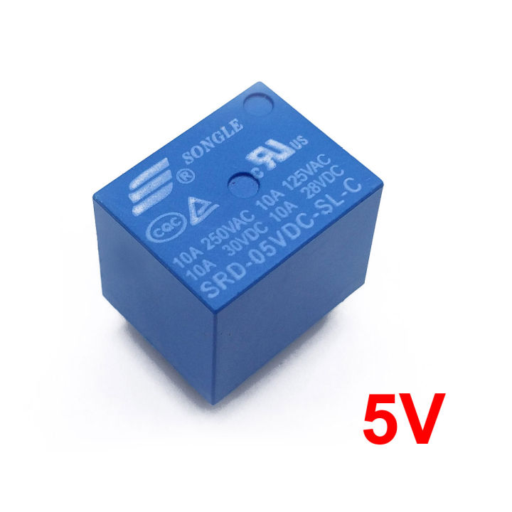 original 5v relay Relays songle SRD-05VDC-SL-C SRD-12VDC-SL-C SRD-24VDC-SL-C 05V 12V 24V 10A ...
