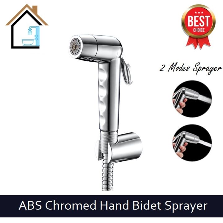 ABS Chromed Hand Bidet Sprayer Set | Lazada