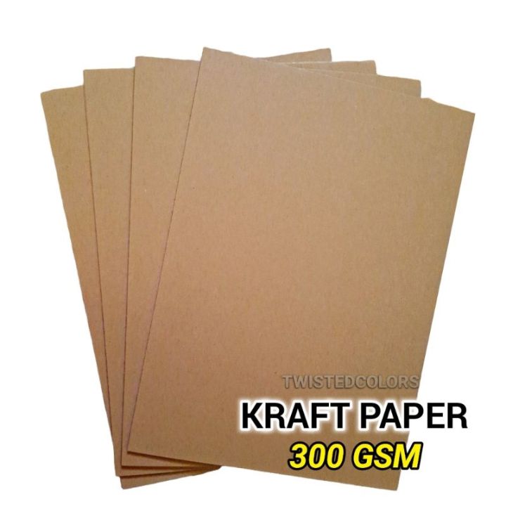 Kraft Paper 300 Gsm 25 or 50 Pieces | Lazada PH