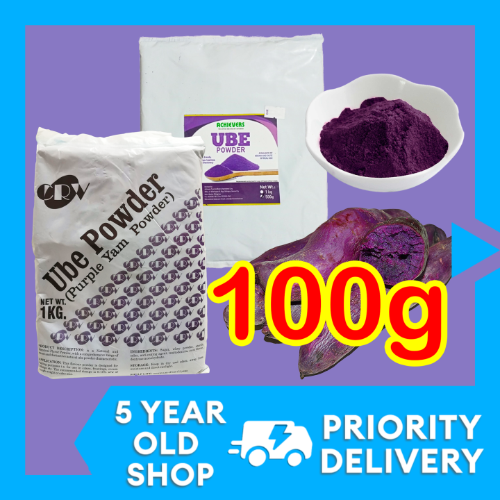100g CRV / Achievers UBE POWDER FOR BAKING (for 1 kg flour) for Ube ...