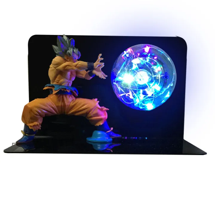 New style cartoon anime figure action figure Goku lamp toy for kid ...