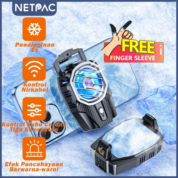 [Free Gift] NETPAC X91 Wireless Pendingin HP Mobile Phone Super Cooling ...