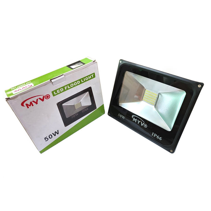 Lampu Sorot LED MYVO 50 Watt / Penerangan Outdoor / Lampu Tembak Panggung Lapangan Taman - Mitra ...