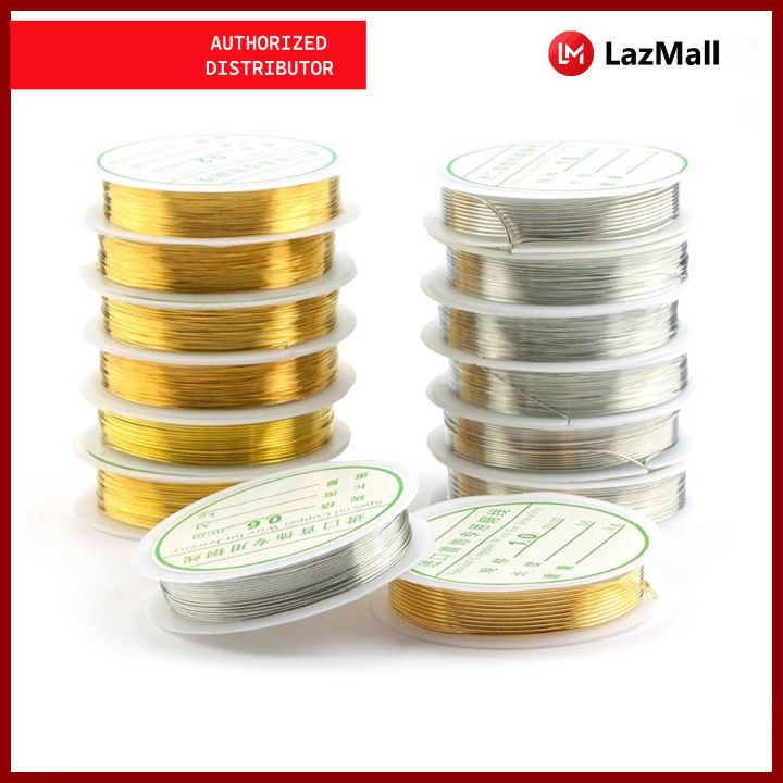 Silver / Gold Copper Wire Plated Thin Brass Wire String, Metal Flexible ...