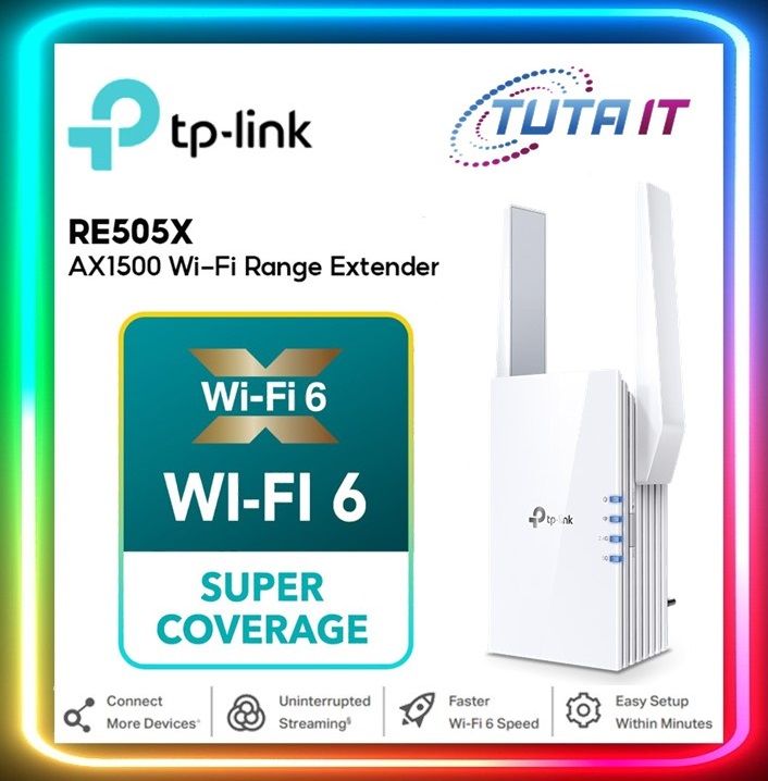 TP-LINK RE505X AX1500 Wi-Fi Range Extender | Lazada