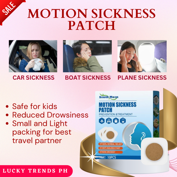 Motion Sickness Travel Patch for Fast Relief from Headache, Dizziness ...