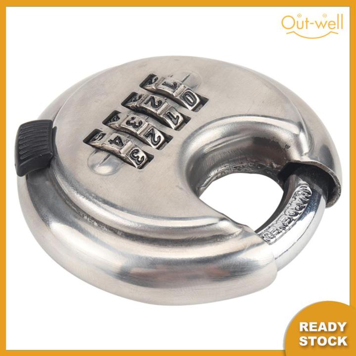 【New Arrival】4 Digits Combination Coded Lock Rustproof Stainless Steel ...
