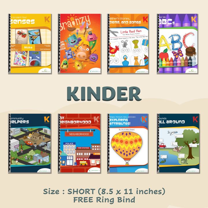 KINDER Worksheets / Workbooks | Lazada PH