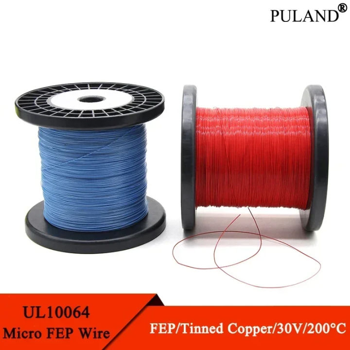 UL10064 FEP Wire,40/36/34/32/30/28/26AWG PTFE สายพลาสติก PTFE ขนาดเล็กพิเศษ Litz สายบัดกรีทองแดง ...