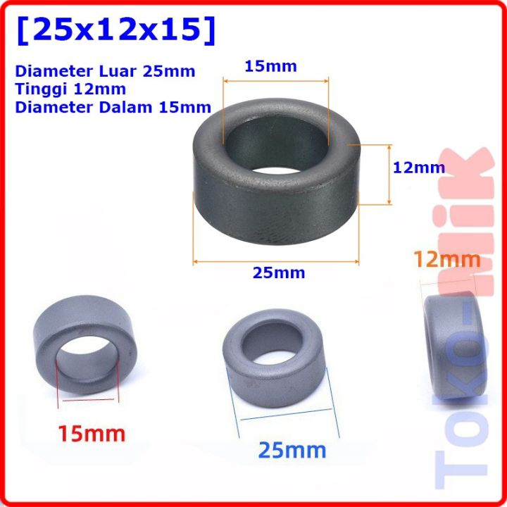 Inductor Coil EMI Filter Ferit Ring Toroida Ferrite Toroid Core ...