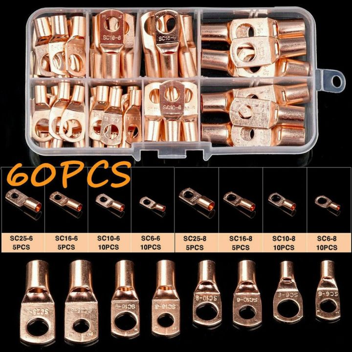Welding Ring Terminal With Box Battery Cable Crimp Kit Tube Terminals ...