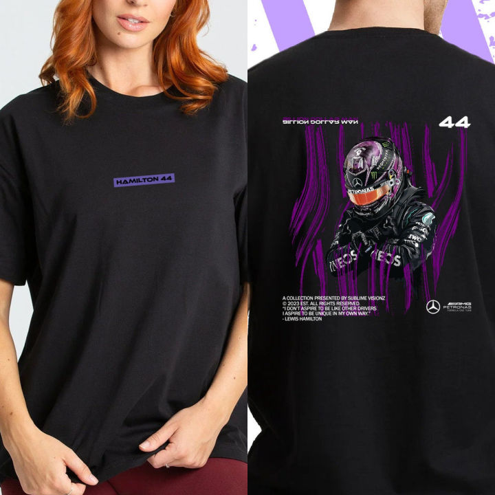 Lewis Hamilton T-Shirt Formula 1 Mercedes Lewis Hamilton Tee F1 | Lazada PH