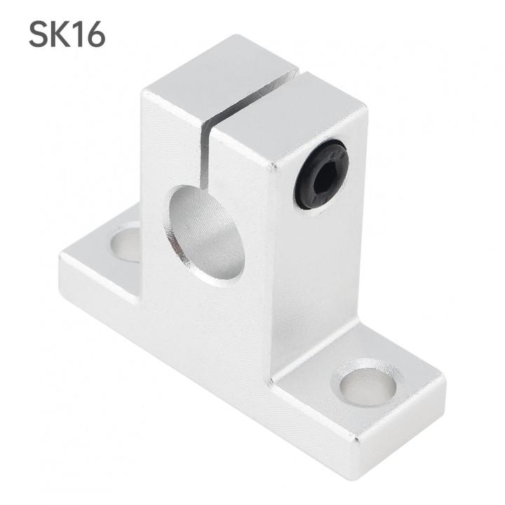 Aluminum Alloy Linear Guide Rail Clamp SK8 / 10 / 16 Linear Rail Shaft ...