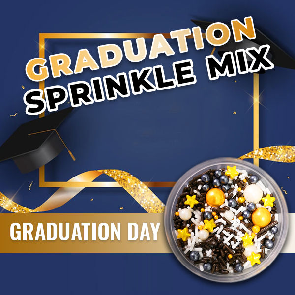 Graduation Day Candy Sprinkles Mix Edible Decor Candies Graduation Cake ...