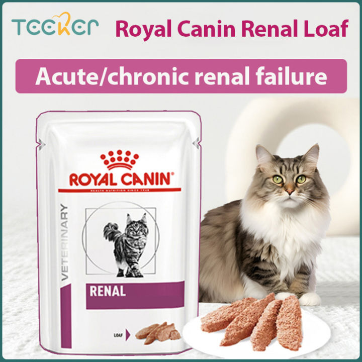 Royal Canin Renal Loaf Cat Wet Food Complete dietetic feed for adult ...