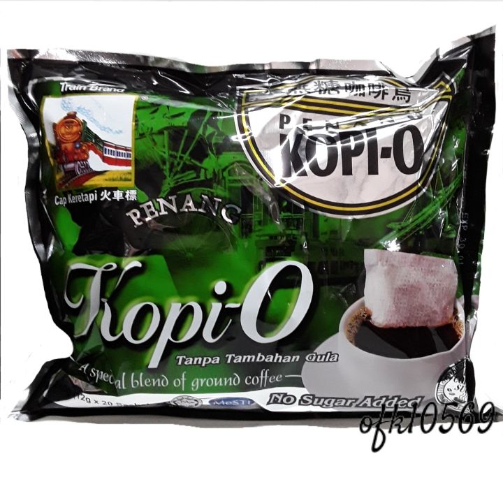 Cap Keretapi Penang Kopi-O 槟城火车标无糖咖啡乌 10Gx20's no sugar | Lazada