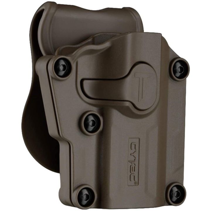 Mega-Fit Universal Holster FDE CYTAC Holster ซองพกนอกปลดนิ้วชี้ ...