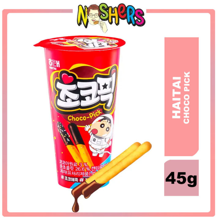 Noshers Haitai Choco Pick Choco Sticks Korean Snack 45g | Lazada PH