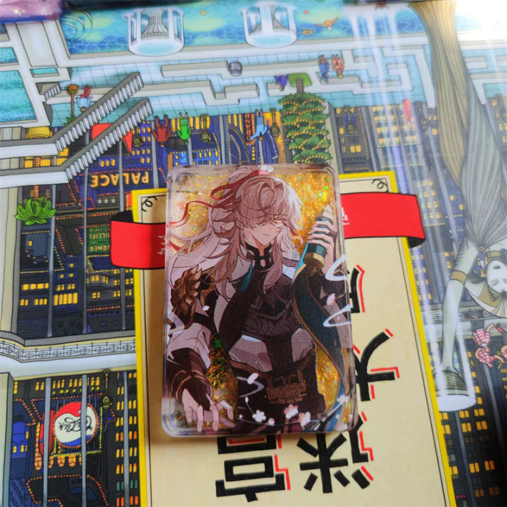 Game Honkai Star Rail Acrylic Quicksand Mahjong Model Double Sided Card ...