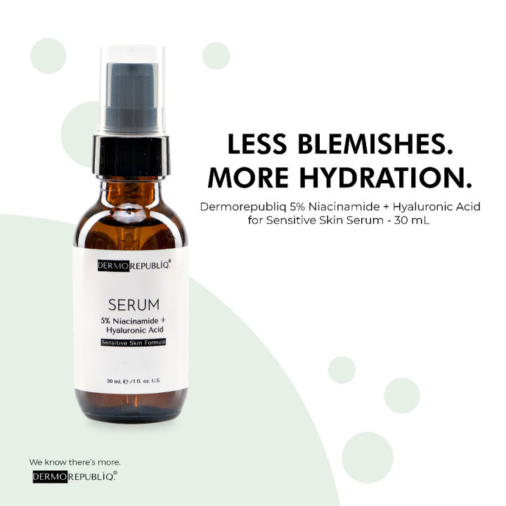 Dermorepubliq 5% Niacinamide + Hyaluronic Acid Sensitive Skin Formula ...