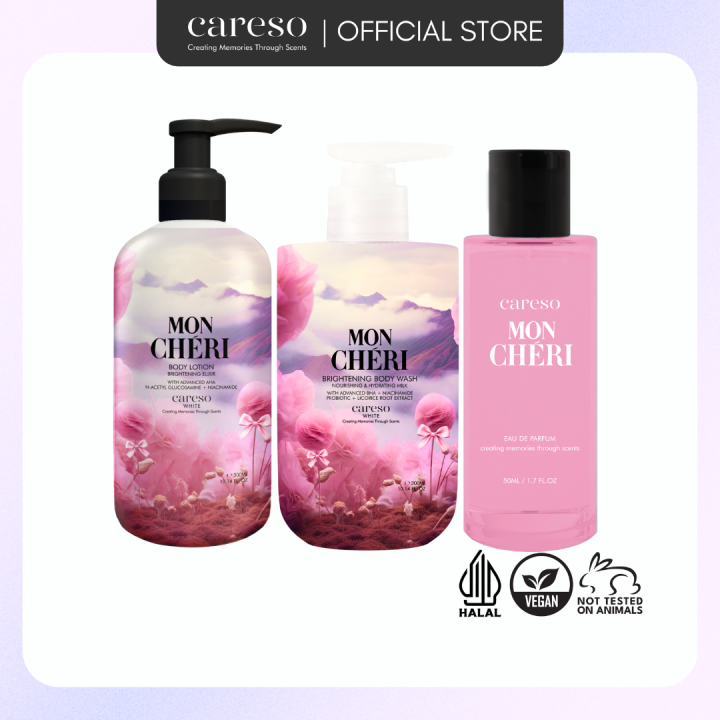 Mon Chéri - Full Series Bundle (Body Lotion + Body Wash + EDP) | Lazada ...